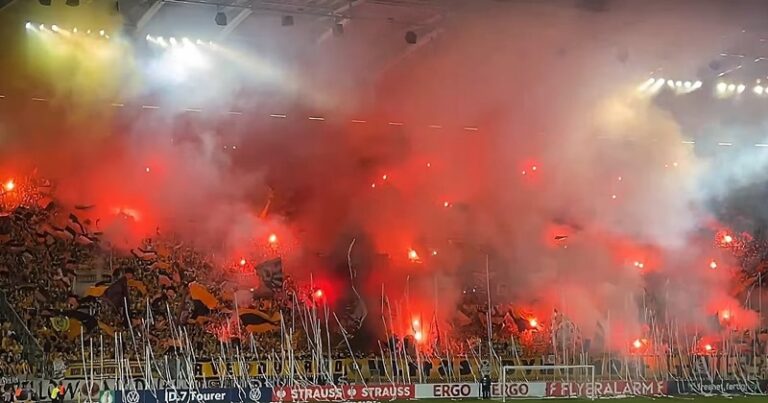 119.100 Euro Strafe: Dynamo Dresden zahlt hohen Preis für Pyro-Chaos