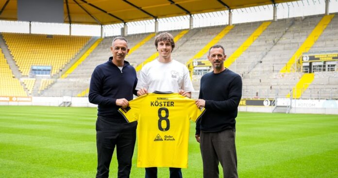 Louis Köster verstärkt Alemannia Aachen fest